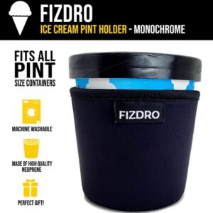 Fizdro Ice Cream Pint Holder - Monochrome (Black)