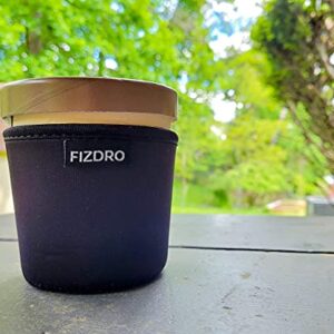 Fizdro Ice Cream Pint Holder - Monochrome (Black)