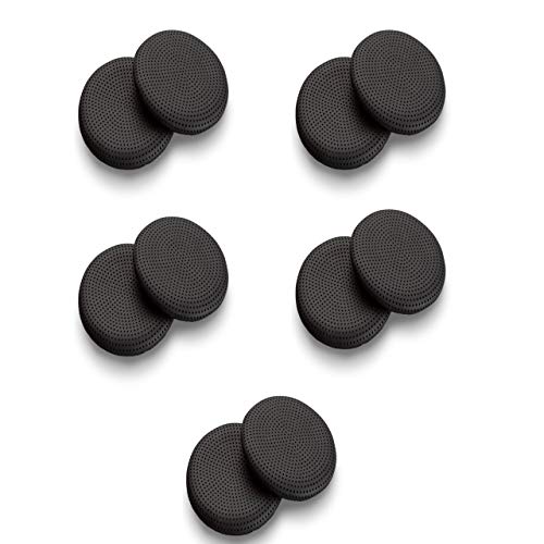 Global Teck Leather Cushion Replacement Kit for Plantronics Blackwire 5200 Headset Series, Variations (10pk-Ear Cushions)