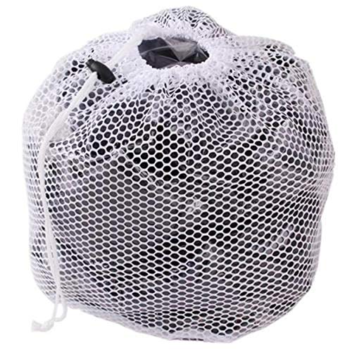 Premium Fine Mesh Laundry Bag - Sturdy White Mesh Material with Drawstring Closure. Ideal Machine Washable Mesh Laundry Bag for Factories, College, Dorm and Apartment Dwellers - (Large, 20 x 28")