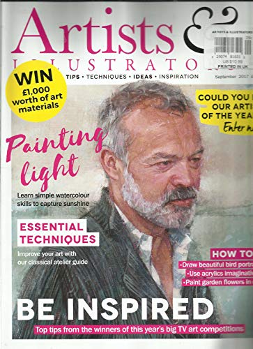 ARTISTS ILLUSTRATOR MAGAZINE, SEPTEMBER, 2017 ISSUE, 382 PAINTING LIGHT