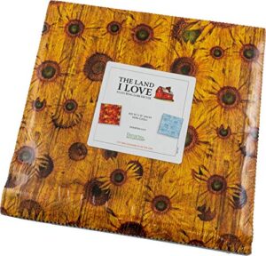 lori deiter the land i love 10x10 pack 42 10-inch squares layer cake benartex