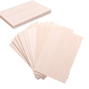 unfinished wood, 15 pack basswood sheets for crafts, craft wood board for house aircraft ship boat arts and crafts, school projects, wooden diy ornaments(150x100x2mm)