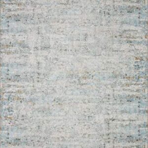 Loloi II Drift Collection DRI-03 Ivory/Sky, Contemporary 7'-6" x 9'-6" Area Rug