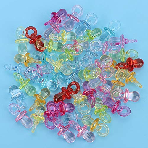 Bird Toys, 50pcs Plastic Bird Toys Bird Nipple Toys Bite Chew Toys Plastic Colorful Bird Pacifiers Pet Teeth Toy Birds Supplies Accessories