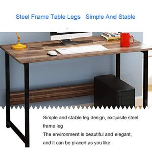 Desktop Home Computer Desk,Modern Writing Computer Desk,Simple Sturdy Office Desk with Bookshelf for Small Space Study Pc Desk Table