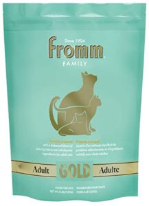 fromm adult gold dry cat food - premium cat food for adult cats - chicken recipe - 4 lb