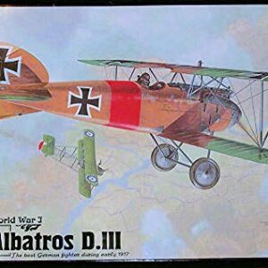 Albatros D.III German Fighter Aircraft 1/32 Scale Plastic Model Kit Roden 606