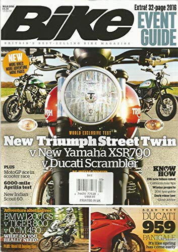 BIKE MAGAZINE, BRITAIN'S BEST SELLING BIKE MAGAZINE, MARCH 2016 ~