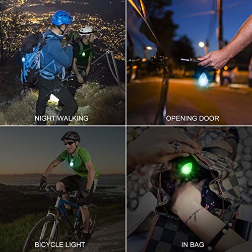 2-Pack Rechargeable Dog Light, Dog Collar Light,Waterproof,3 Modes LED Dog Safety Lights,Multiple Color Options,Clip On Collar, Leash or Harness，Night Light for Running,Climbing,Camping or Bike