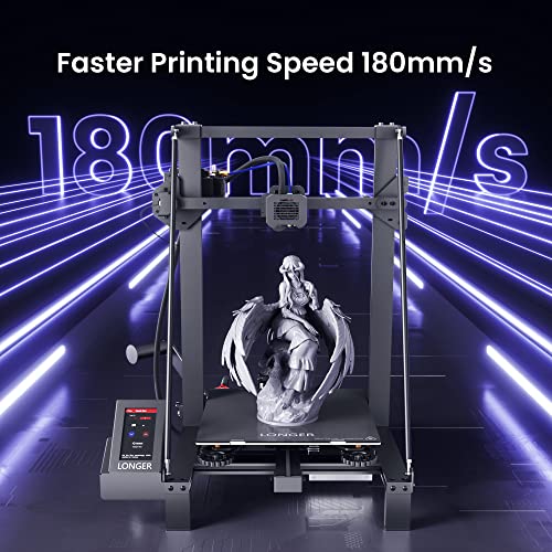 Longer LK5 Pro 3D Printer, DIY FDM 3D Printer with 4.3" Color Touch Screen, Fully Open Source, Silent Motherboard, Filament Run-Out Detection Function, Large Print Size 11.8x11.8x15.7 in