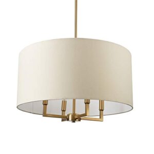 Globe Electric 60340 Emery Pendant Lighting, Matte Brass