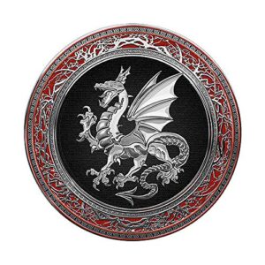 Viking Dragon Silver Chinese Dragons Mythology Fantasy PopSockets PopGrip: Swappable Grip for Phones & Tablets