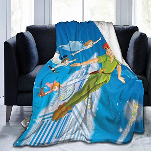 Pe-TER P-an Warm Comfortable and Soft Sherpa Flannel Throw Blanket, Suitable for All Seasons Various Sizes Suitable for Men Women and Children