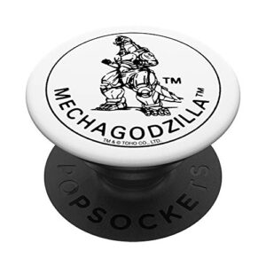 godzilla classic mechagodzilla stamp popsockets popgrip: swappable grip for phones & tablets