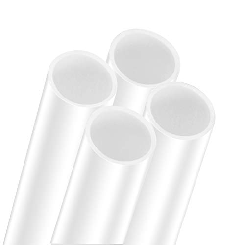 Yopay 100 Pack Plastic White Cake Dowel Rods, Tiered Cake Construction Rods, Cake Stacking Supporting Rods, 0.4 Inch Diameter, 9.5 Inch Length