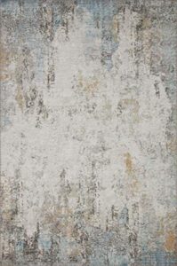 loloi ii drift collection dri-04 antique/multi, contemporary 3'-6" x 5'-6" accent rug