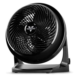 vornado 62 whole room air circulator fan with 3 speeds, black