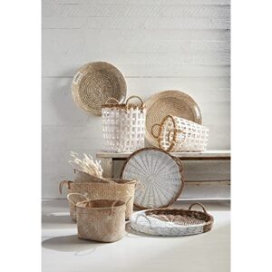 Mud Pie Rattan Basket Set