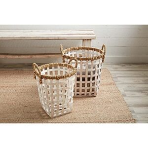 Mud Pie Rattan Basket Set