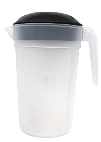 Tribello LARGE 1.3 Gallon Water Pitcher, Plastic Juice Pitcher With Lid - Dishwasher Safe, BPA Free, Colors May Vary (1.3 Gallon)