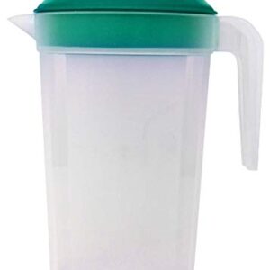 Tribello LARGE 1.3 Gallon Water Pitcher, Plastic Juice Pitcher With Lid - Dishwasher Safe, BPA Free, Colors May Vary (1.3 Gallon)