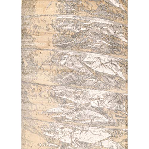 nuLOOM Leora Contemporary Area Rug, 4' x 6', Gold