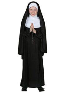 kids nun costume; catholic sister robe for girls medium