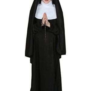 Kids Nun Costume; Catholic Sister robe for Girls Medium