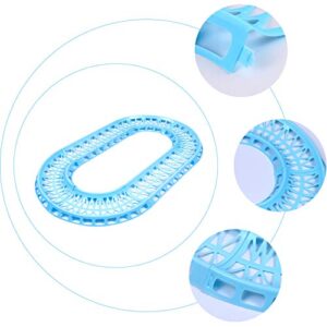 POPETPOP 6 PCS/Set Blue Hamster Track Toy Hamster Exercise Track Toy Rolling Ball Track for Hamster Small Animal Runway Toy Hamster Interactive Roller Ball Track Toy