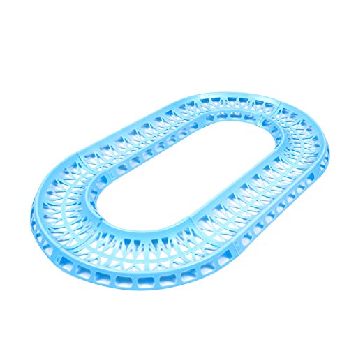 POPETPOP 6 PCS/Set Blue Hamster Track Toy Hamster Exercise Track Toy Rolling Ball Track for Hamster Small Animal Runway Toy Hamster Interactive Roller Ball Track Toy