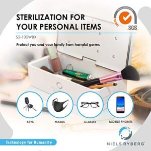 NIELS RYBERG Premium UVC STERILIZER/UV SANITIZER for Mobile Phones and Household Items - SGS Certified