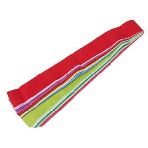 milisten felt sheets 40pcs bake even strips cake pan wrap strip belt thick cotton patchwork fabric sewing bundle quilt cloth pieces for baking cake sleeves quilt art craft making 5x90cm floral sheets