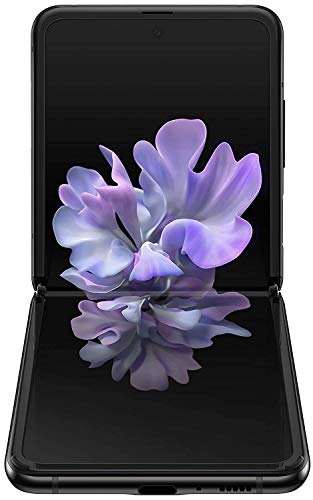 Samsung Galaxy Z Flip (256GB, 8GB) 6.7" Foldable AMOLED, Snapdragon 855+, AT&T Unlocked GSM 4G LTE (T-Mobile, Metro, Straight Talk) F700U/DS (Mirror Black) (Renewed)