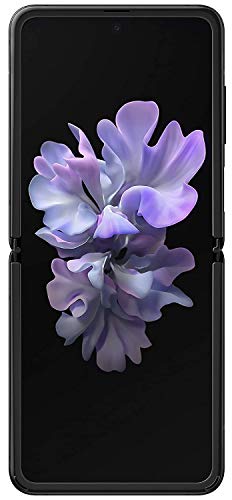 Samsung Galaxy Z Flip (256GB, 8GB) 6.7" Foldable AMOLED, Snapdragon 855+, AT&T Unlocked GSM 4G LTE (T-Mobile, Metro, Straight Talk) F700U/DS (Mirror Black) (Renewed)