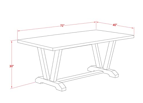 East West Furniture V627GA650-6