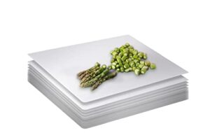 crown 25 count premium quality disposable cutting boards ~17 inch x 12 inch disposable sheets for kitchen and commercial use ~ patent pending ~ recyclable disposable cutting board sheets