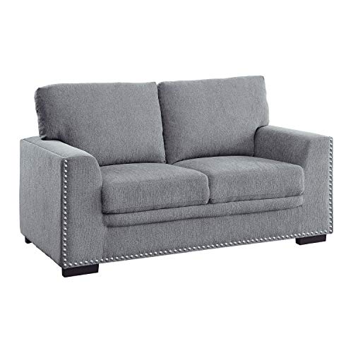 Lexicon Winona Living Room Loveseat, Gray