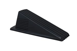 shepherd hardware 3762e heavy duty jumbo hard plastic door wedge, 1-pack, black