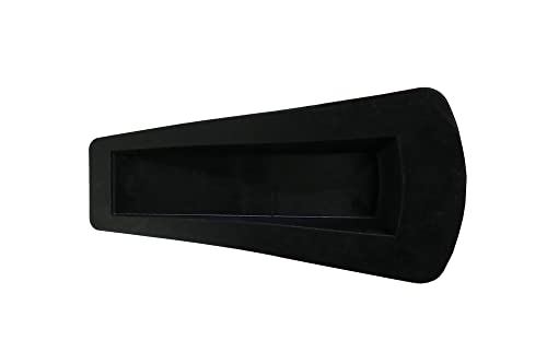 Shepherd Hardware 3762E Heavy Duty Jumbo Hard Plastic Door Wedge, 1-Pack, Black