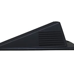 Shepherd Hardware 3762E Heavy Duty Jumbo Hard Plastic Door Wedge, 1-Pack, Black