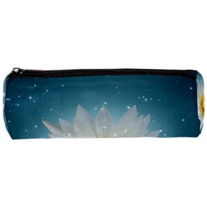 bright lotus pencil bag pen case stationary case pencil pouch desk organizer makeup cosmetic bag for school office