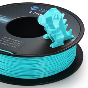 SainSmart Neon Color TPU, 1.75mm Flexible TPU 3D Printer Filament 800g, Dimensional Accuracy +/- 0.05 mm, Neon Cyan