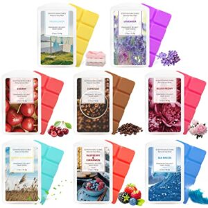 la bellefÉe wax melts wax cubes, soy wax candle melts, decoration lavender, fresh linen, winds in summer, sea breeze, raspberry&cinnamon, espresso, cherry