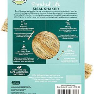 Oxbow Animal Health 3 Pack of Enriched Life Sisal Shakers Small Pet Toys