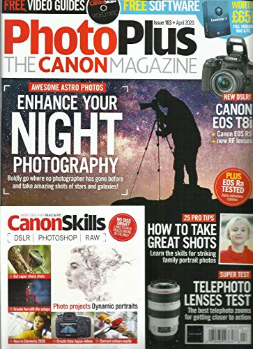 PHOTO PLUS THE CANON MAGAZINE, APRIL, 2020 ISSUE, 163 (FREE VIDEO DISC)