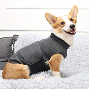 Dog Anxiety Jacket, Dog Coat Dog Anxiety Vest Jacket, Security Vest, Coat Anxiety Shirt for Dogs, Anxiety Jacket for Dogs, Dog Calming Vest for Small Medium Large Dogs (L).