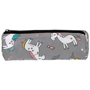 magic unicorn pattern pencil bag pen case stationary case pencil pouch desk organizer makeup cosmetic bag for school office