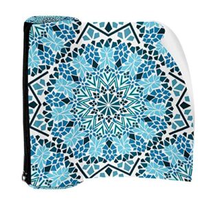 Moroccan Mosaic Pattern Pencil Bag Pen Case Stationary Case Pencil Pouch Desk Organizer Makeup Cosmetic Bag for School Office