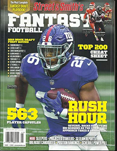 STREET & SMITH'S FANTASY FOOTBALL MAGAZINE, RUSH HOUR FEBRUARY, 2019